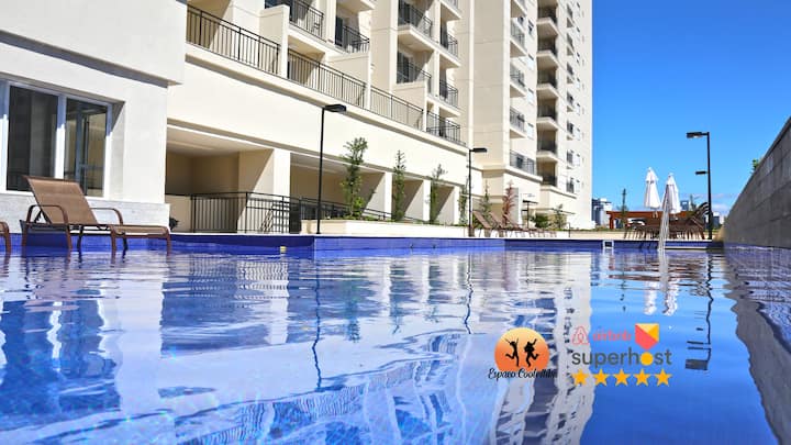 Loft Alto Padrão Vista Panorâmica, Piscina, Gym - Curitiba