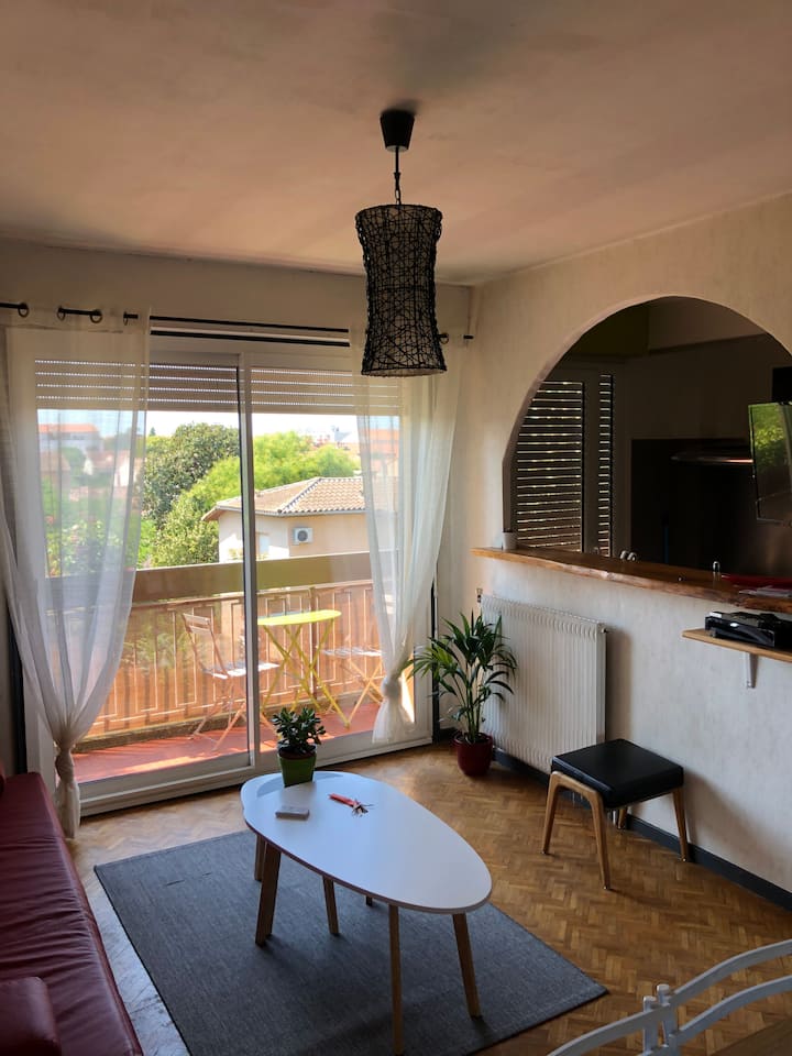 T2 St-cyprien (Clim, Balcon, Parking) Très Calme. - Blagnac