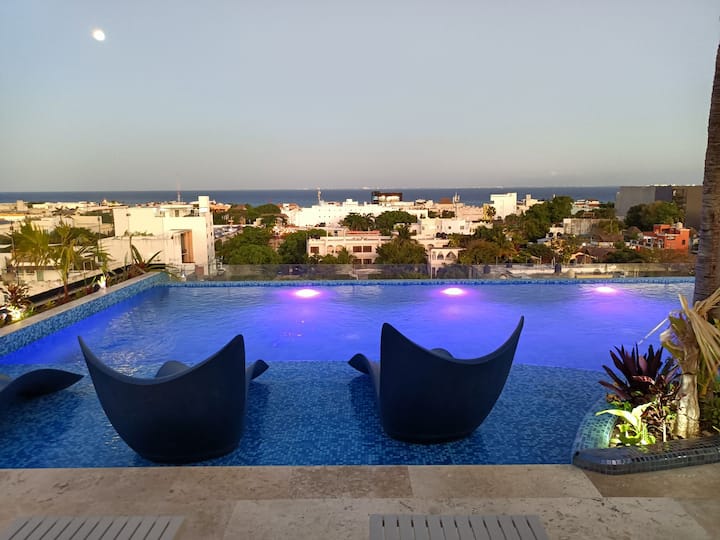 Hermoso Depa Vista Al Mar - Playa del Carmen