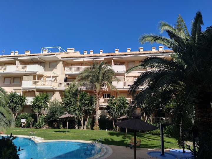 Groundfloor Apt, Javea Arenal, 2 Bedr, Airco, Pool - Jávea