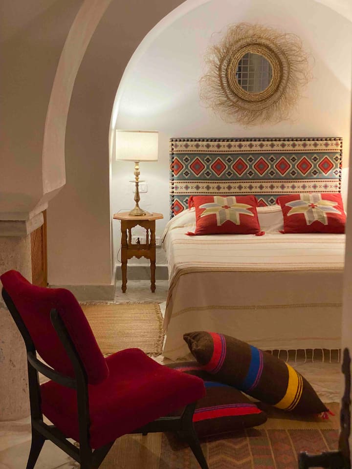 Chambre Habibi, Riad L'oranger, Médina Tunis - Tunis