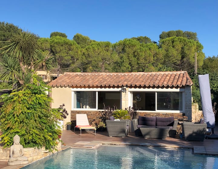 Grand Studio Et Piscine Chauffée, à 10mn De Cannes - Mougins