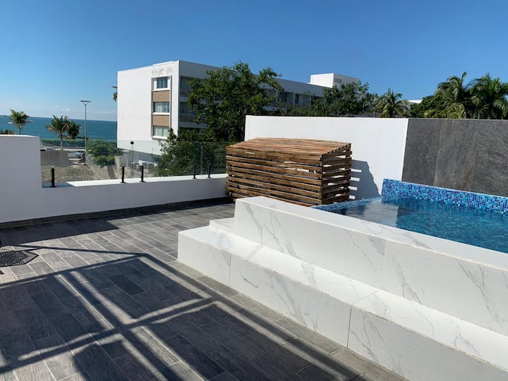 Enjoy Maza, Departamento Con Roof Garden Y Alberca - Mazatlán