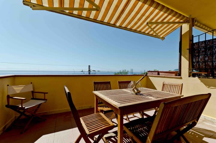 Casamarina Villa Frontemare Con Piscina - Letojanni