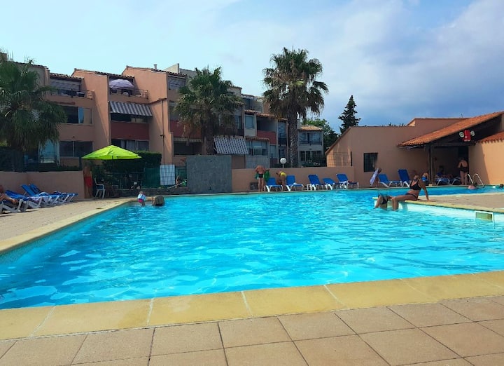 Appartement Cap D'agde En Rdc ,Piscine, Parking - Le Grau d'Agde