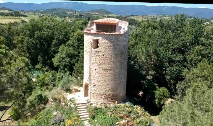 Tour Médiévale, Dans Un éCrin De Verdure - Étang de la Bonde