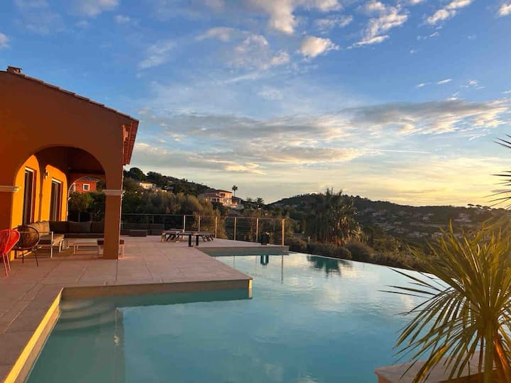 Villa Vue Mer Et Golf- Piscine - Sainte Maxime - Sainte-Maxime