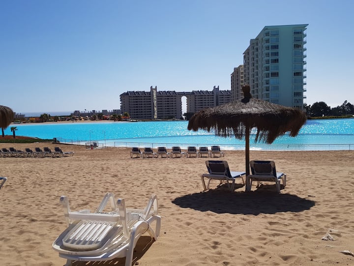 Precioso Y Cómodo Depto En Laguna BahÃa Algarrobo. - Algarrobo