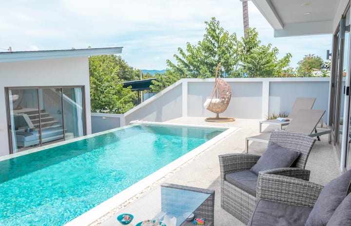 ⭐⭐⭐⭐⭐ Guestroom De Charme Avec Piscine Saline, Netflix, Petit-dejeuner ! - Ko Samui