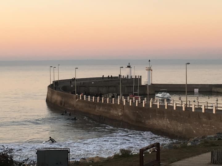 Véranda Sur Espace Vert En Bord De Mer - Saint-Michel-Chef-Chef