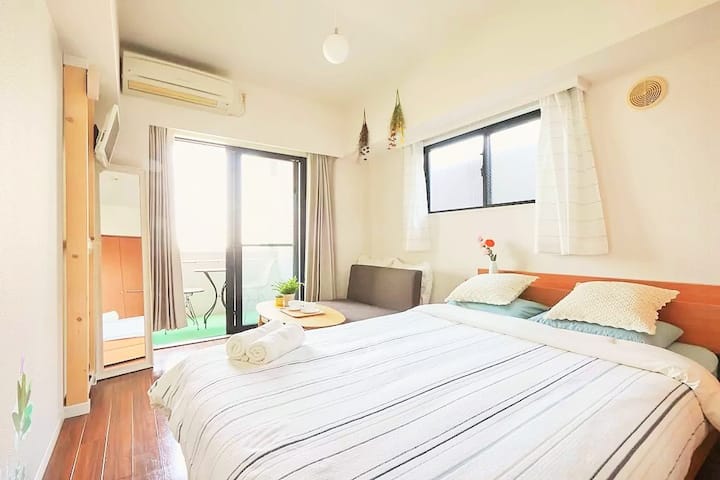 Certified Sanitise Miko's Apartment Iconic Shinjuku Tokyo, 10th Fl, Skyscraper City View - Shibuya