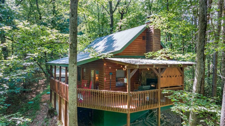 The Woods At Whitetail Ridge- 2 Fireplaces- - Ellijay, GA