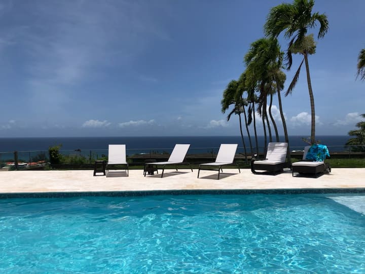 Isabela Cliff House:ocean View House With Pool - Puerto Rico