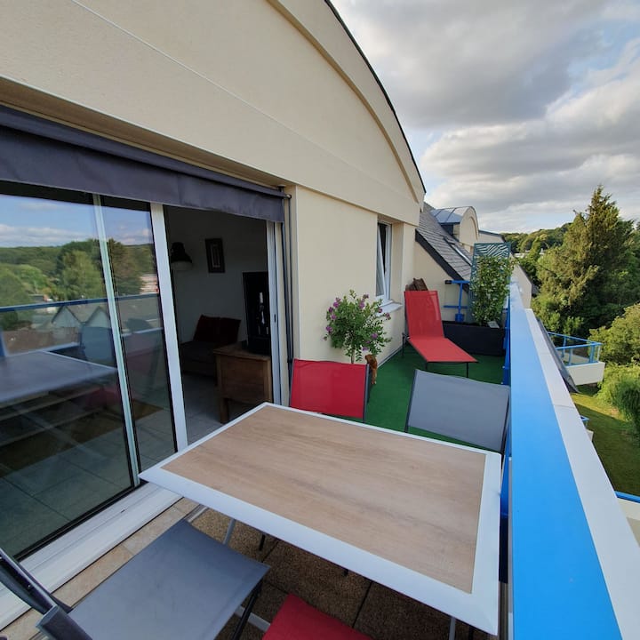 T3 Avec Terrasse Proche Centre Et Du Parc Expo. - Quimper