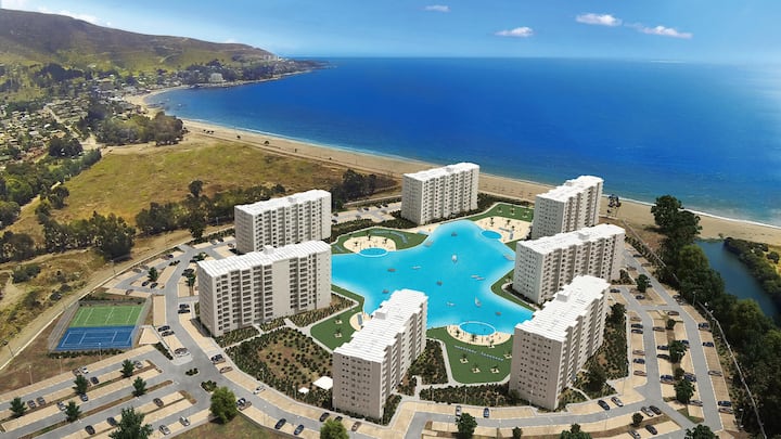 Apartment Cristal Lagoon Beach Paradise - Papudo