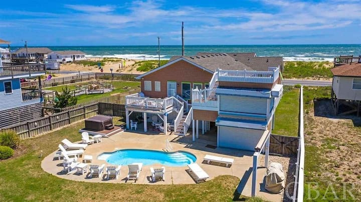 Easy Beach Access, Ocean Views, Pool & Hot Tub - Kitty Hawk, NC