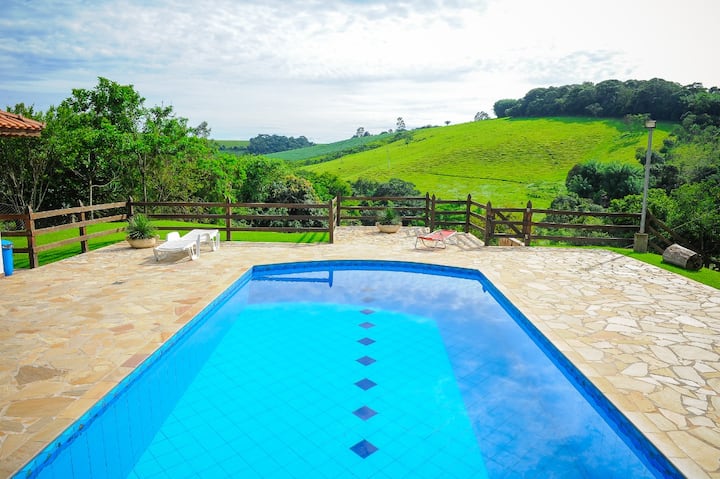 Chácara Toca Das Araras - Piscina/lareira/wifi - Socorro