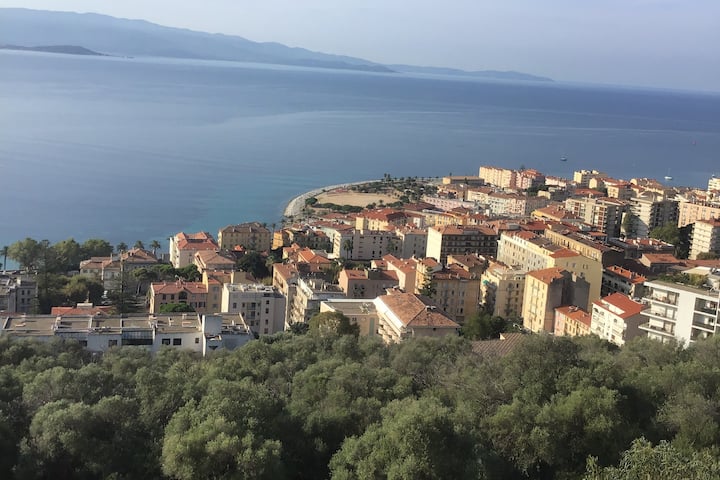 Ajaccio Vue Extraordinaire à 180 ° Petit Déjeuner - Ajaccio