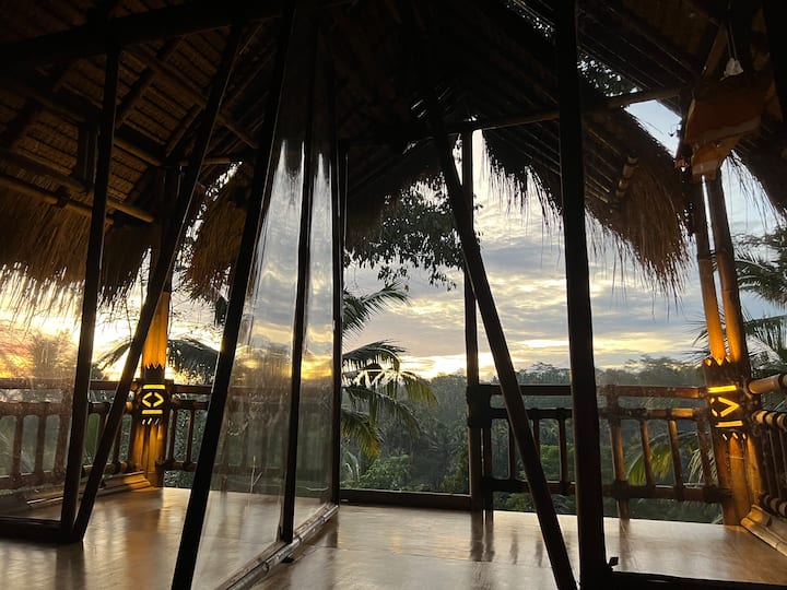 Nafka Lodge Private Eco Bamboo House, Jungle View. - Indonesia