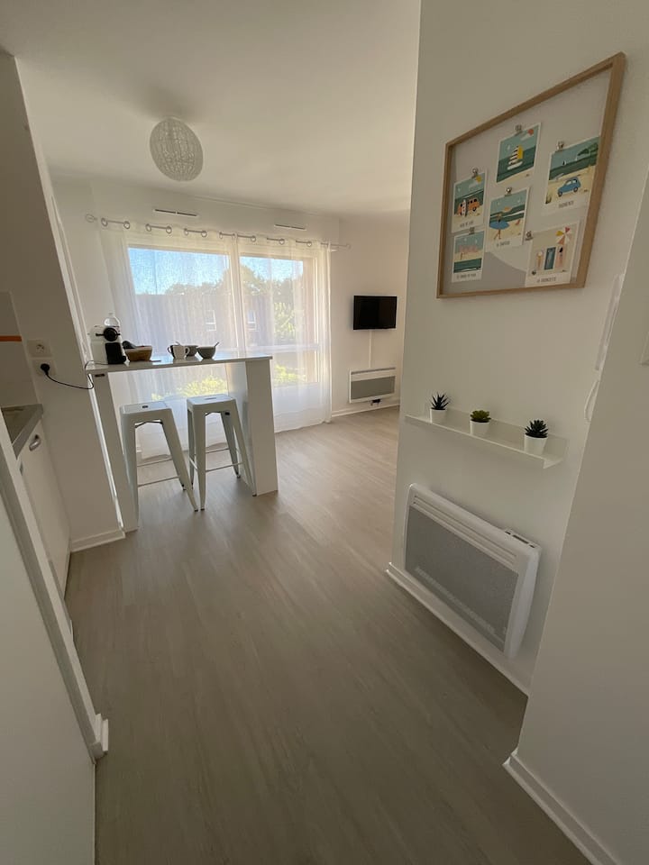Studio Agréable Proche Centre Ville Place Parking - Vannes
