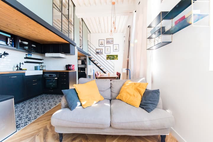 Loft Canut Design En Plein Coeur De Lyon Avec Vue. - Lyon