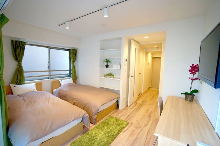 New Twin Room In Tokyo: Skytree & Asakusa 501 - 浅草