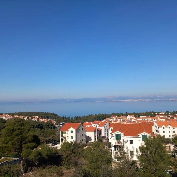 Panoramic Ocean View Fit For A King. - Supetar