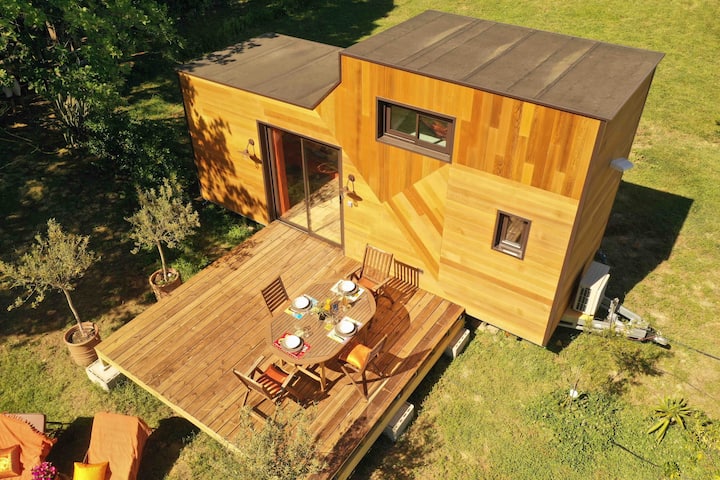 Tiny House Atypique Tout Confort 4 Pers Jardin - Var