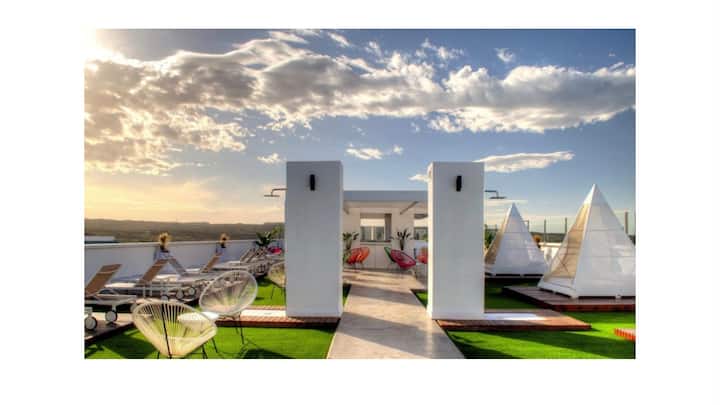 Cozy Flat With Amazing Roof Top, 5 Mins To Beach - Fuerteventura
