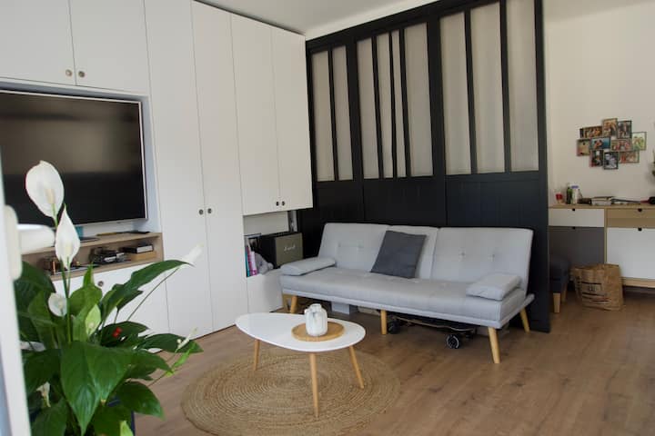 Magnifique Studio Avec Terrasse Et Bain De Soleil - Nice