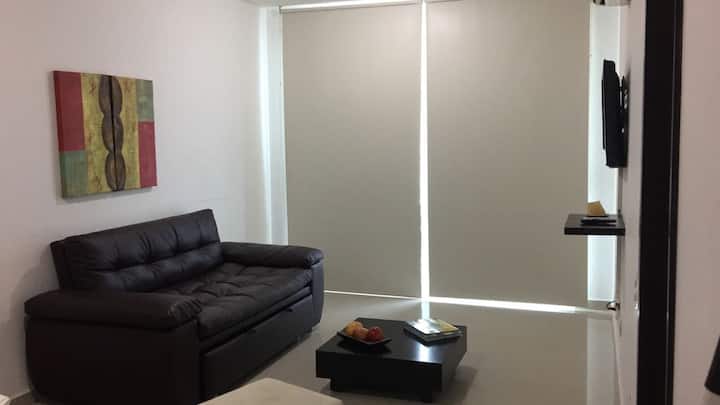 One-bedroom Apt, Direct Access To The Beach - Cartagena