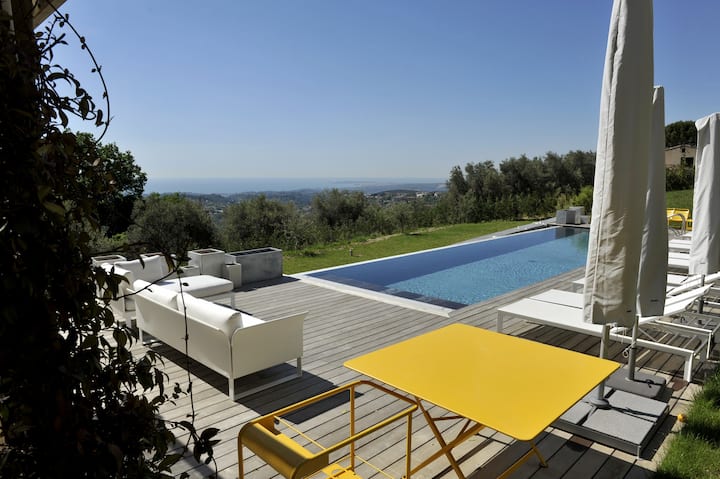 Luxury Five Bedroom Villa In Vence - Gréolières les Neiges
