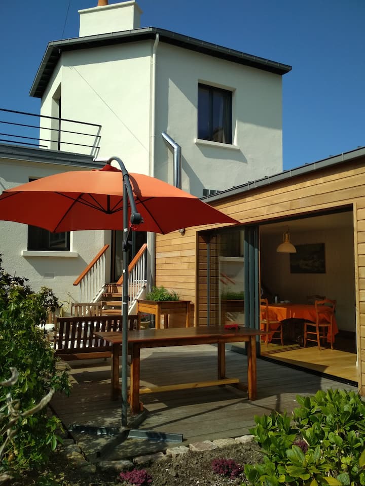 Charmante Maison De Ville Avec Grande Terrasse - Saint-Malo