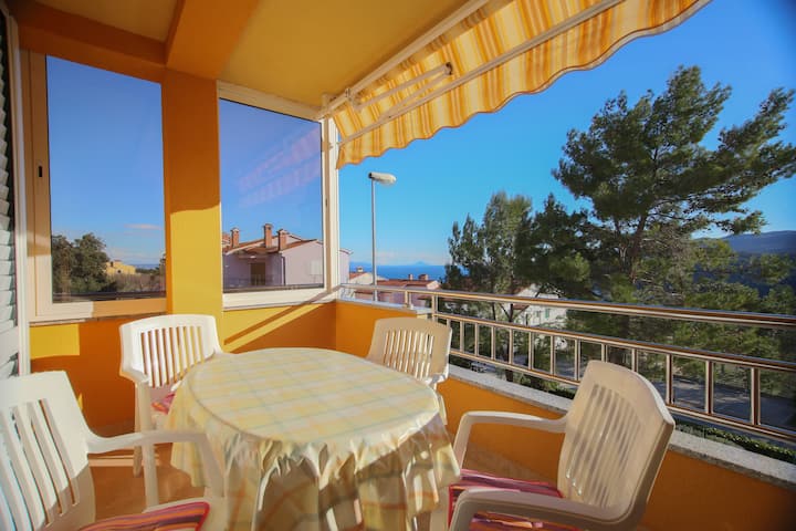 Very Nice 4 Persons Apartment With Ac, Wifi - Rabac
