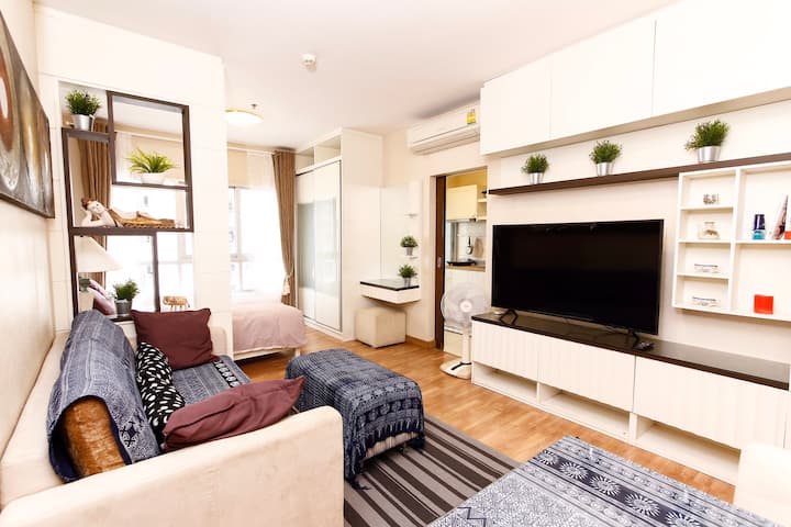 Riverviewsuitekf6:netflix +80mwifi+pool+gym - Bangkok
