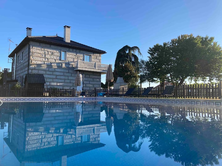 Casa Con Piscina De Agua Salada Desconecta & Relax - Allariz
