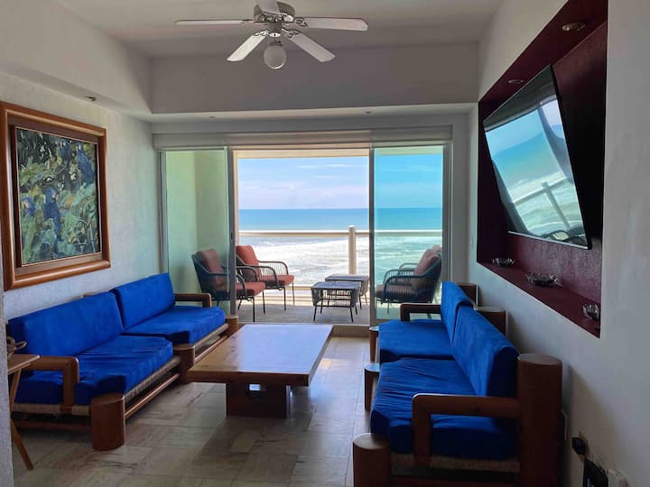 Depa Con Vista Al Mar Y Playa Privada-mayan Island - Acapulco