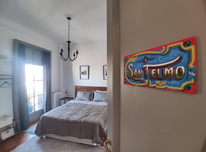 Hermosa Habitación Privada De Estilo "San Telmo" - Buenos Aires