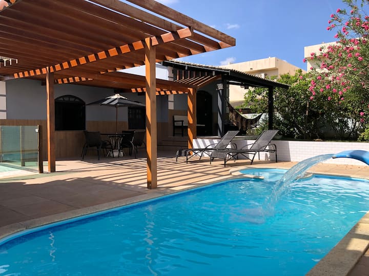 Casa Com Piscina Ao Lado Do Mar, Praia Do Flamengo - Lauro de Freitas
