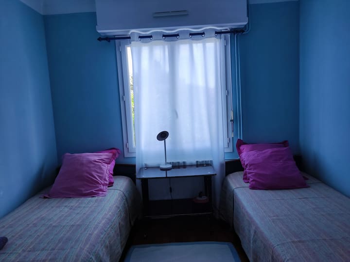 Chambre Bleue Pour 2 Personnes Chez L'habitant - Mont-de-Marsan
