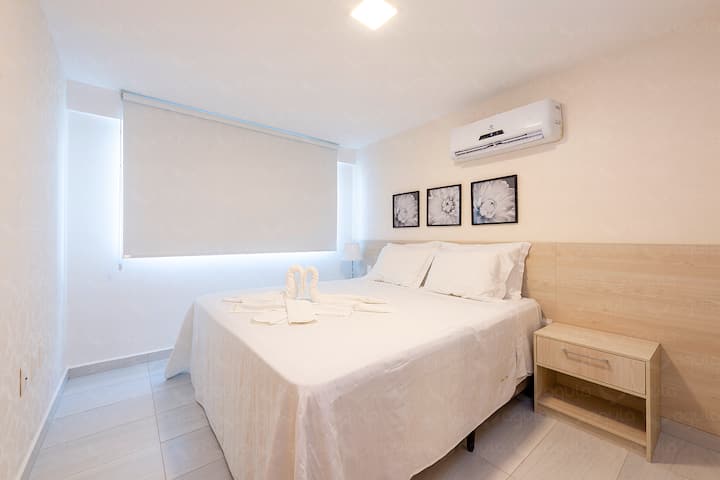 Flat Deluxe A 50m Da Praia De Ponta Negra 202 - Natal