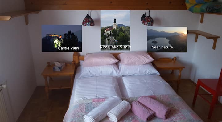 # Peacefull, Castle View, 2+1 Lake Apartment  # - Bled