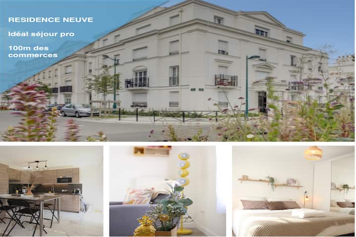 ✰✰✰ Clean T2 Luxe*5mn Disney*serris*jardin*wifi - Serris