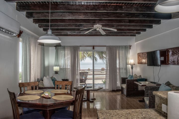 Belizean Beach Front Condo - Tres Cocos Resort 201 - Belize