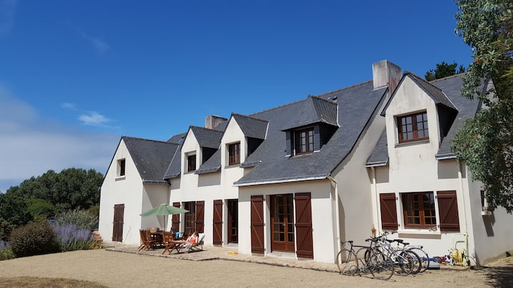 Proche Océan, Belle Maison De Famille - 7 Chambres - Bretagne