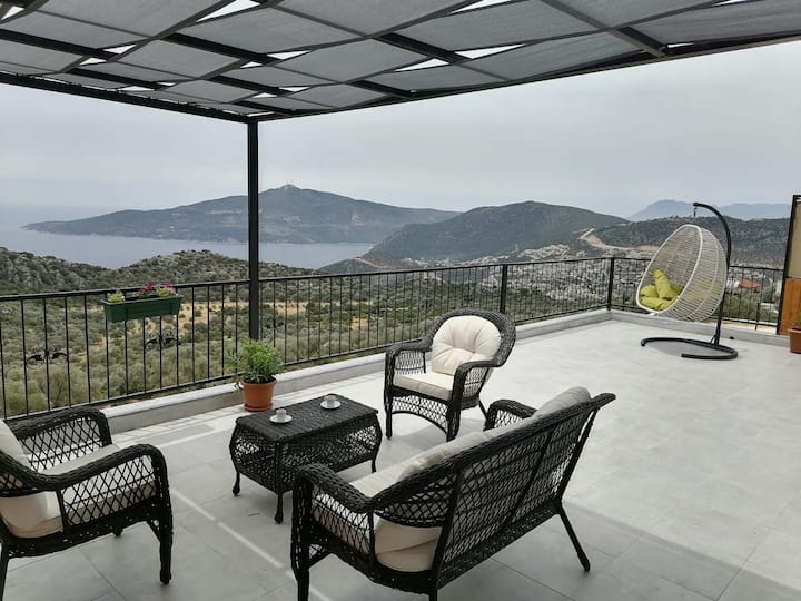 Esinti Apart Kalkan’da Deniz Ve Doğa Manzaralı - Kalkan