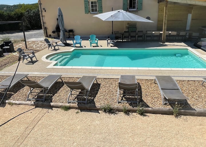 Mas Colorado Piscine Sauna Jacuzzi Foot - Vallon-Pont-d'Arc
