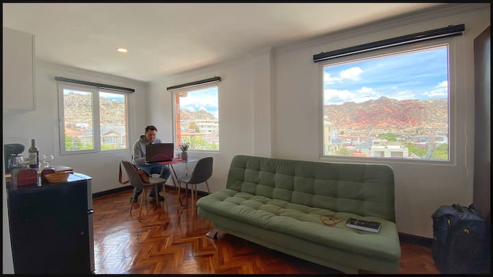 ❤️Soleado+ejecutivo+equipado+cómodo+cafetería Pb - La Paz