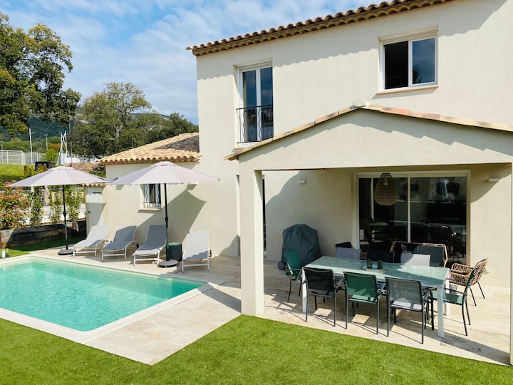 Jolie Villa Climatisée Avec Piscine Chauffée - Sainte-Maxime