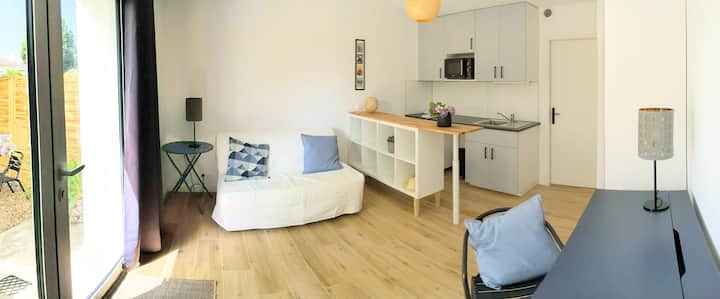 Anglet Mairie - Studio Lumineux Avec Jardin - Pirineos